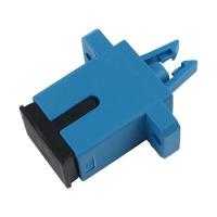 China Green Adapter SC APC Simplex Body Style Mounting Type With Flange for sale