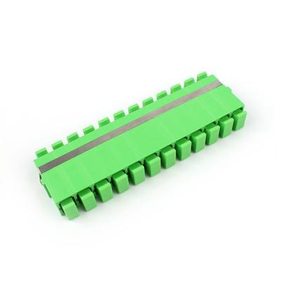 China Low insertion loss Fiber SC Adapter 12 Core SM MM Without Flange for sale