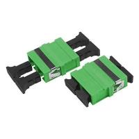 China ROHS SC Fiber Optic Adapter Green for Telecom / Access Network for sale