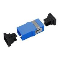 China Simplex SC UPC Adapter Blue Single Mode Optical Fiber Adapter for sale