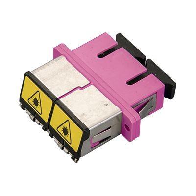 China Dust Proof SC Adapter Duplex SC Multimode Fiber Adapter With Auto Shutter DX for sale