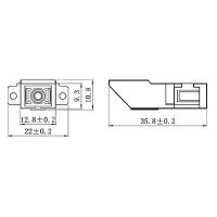 China Fiber SC Optic Adapter  Mounting With Flange RoHS Compliance for sale