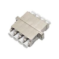 China Metal Duplex / Quad LC To LC Fiber Adapter Corrosion Resistant for sale