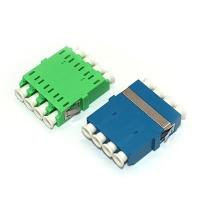 China QUAD UPC Fiber LC To LC Coupler Singlemode High Return Loss for sale