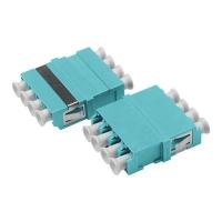 China ROSH LC Fiber Optic Coupler 4 Cores LC To LC Coupler Multimode QUAD MM for sale