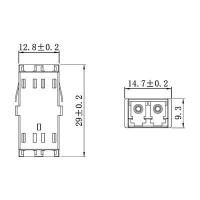 China FTTx Singlemode Duplex LC Optical Coupler Low Insertion Loss for sale
