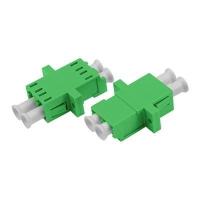 China Lightweight LC Adapter / LC LC Duplex Fiber Coupler SC Foot Type With Flanges for sale