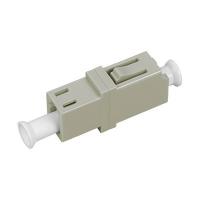 China Beige LC Fiber Connector Adapter Multi Mode For Telecommunications for sale