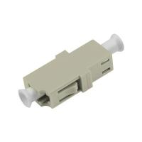 China Beige LC Fiber Connector Adapter Multi Mode For Telecommunications for sale