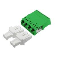 China Green LC Fiber Optic Adapter Singlemode With Good Wearability for sale
