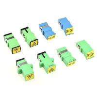 China LC DX Avoid Laser Adapter , Optical Fiber Coupler Without Flange for sale