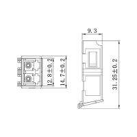 China LC DX Avoid Laser Adapter , Optical Fiber Coupler Without Flange for sale