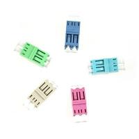 China Fiber Optic LC Adapter Duplex DX High Low Adapter Singlemode for sale