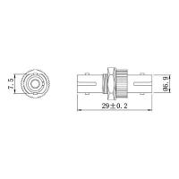 China ST To ST  ST- ST Fiber Optic Adapter / Simplex Hybrid Adapter for sale