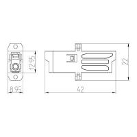 China E2000 Optical Fiber Adapter E2000 Optical Fiber Adapter for sale