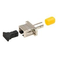 China Easy Connection Fiber Optic Converter Metal SC To ST Adapter For Different Connector Types for sale
