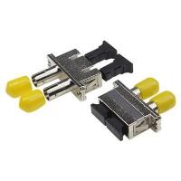 China Easy Connection Fiber Optic Converter Metal SC To ST Adapter For Different Connector Types for sale