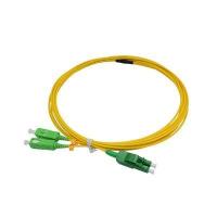 China SC To LC UNIBOOT Patch Cord Single Mode Duplex Fiber Optic Patch Cable for sale
