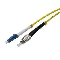 China 3.0mm Fiber Optic Patch Cord  / Simplex LC To FC Patch Cord ROHS Certified for sale