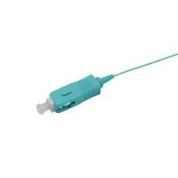 China Customized Fiber Optic Pigtails 12C SC OM3 Aqua PVC LSZH Loose Buffer Tight Buffer for sale