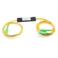 China 1x2 Splitter Fiber FTB Splitter / SC APC Splitter For Fiber Optic Cable for sale