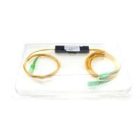China 1x2 Splitter Fiber FTB Splitter / SC APC Splitter For Fiber Optic Cable for sale