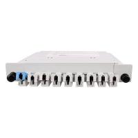 China Fast Connect Cassette Type PLC Splitter 1x8 Optical Splitter For FTTH for sale