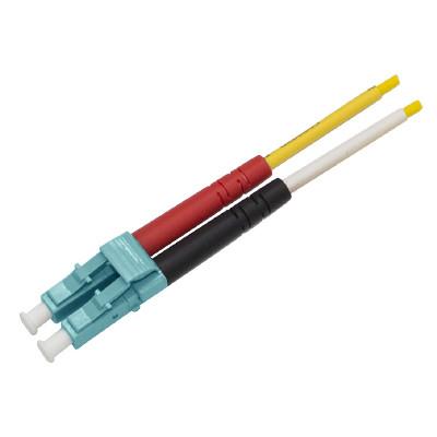 China Polishing Type PC/UPC/APC The LC DX 2.0mm Connector , Fiber Optic Cable Blue LC Connectors for sale