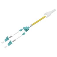 China Wide Temperature Range Operation Duplex LC Fiber Connector for Multimode Fiber Type for sale