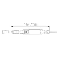 China LC APC DX 1.2mm Connector -40°C To 85°C Polishing Type PC for Precise Fiber Optic Connections for sale