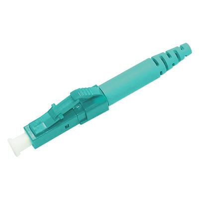 China Professional Aqua LC Connector with Return Loss 50dB and PC Polishing Type for sale