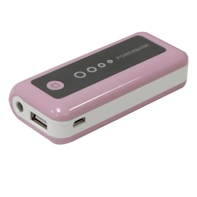 China 4400mAh Capacity, power banks, 4 LED display power, with bright lamp, 5V 1A output for sale