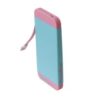 China 5000mAh Capacity power banks, Plastic, fixed micro usb cable, Charger for sale