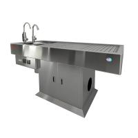 China Automatic Cleaning Odorless 304 Stainless Steel Negative Pressure Dissection Table for sale