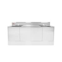 China Custom Durable 304 Stainless Steel Hospital Medical Laboratory Scrub Sink for sale