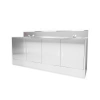 China Custom Durable 304 Stainless Steel Hospital Medical Laboratory Scrub Sink for sale