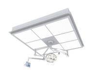 China Cold Rolled Steel Plate Laminar Airflow Supply Ceiling For Cleanroom for sale