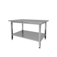 China Premium GCC Stainless Steel 304 Heavy-Duty Work Table with Under Shelf for Hospital CSSD Equipment for sale