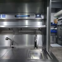 China Advanced Stainless Steel Pathology Grossing Station with Ventilation, UV Sterilization and Height-Adjustable System for sale