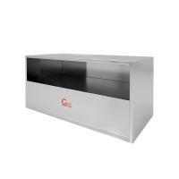 China Hygienic Stainless Steel Cleanroom Shoe Bench for Food Production for sale