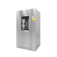 China Single Person Automatic Control Stainless Steel Air Shower with HEPA Filter Corrosion Resistance for sale