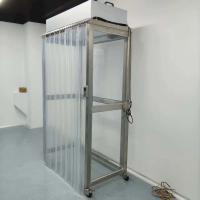 China ISO5 Clean Booth with FFU | 304 Stainless Steel Softwall Cleanroom for Pharma & Electronics for sale