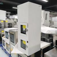 China GCC Three-Chamber Corner Pass Box for A-C, A-B and B-C Cleanroom Material Transfer for sale