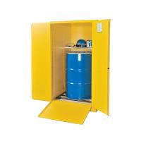 China Flammable Drum Safety Cabinets | 55 Gallon Chemical Drum Storage Cabinet OSHA Certified for Industrial Use for sale