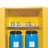 China Flammable Drum Safety Cabinets | 55 Gallon Chemical Drum Storage Cabinet OSHA Certified for Industrial Use for sale