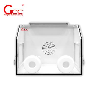 China Ventilated Cleanroom Glove Box with Activated Carbon Filter for Laboratory Applications for sale