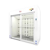 China GCC Walk-in Tissue Processor Ventilated Enclosure with Left-Right Sliding Glass Door for Pathology Laboratories for sale