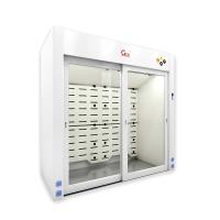 China GCC Walk-in Tissue Processor Ventilated Enclosure with Left-Right Sliding Glass Door for Pathology Laboratories for sale