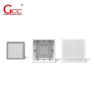 China DOP Gel Seal HEPA Air Supply Outlet with Test Port for Hospital and Laboratory Cleanrooms for sale
