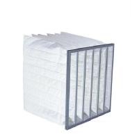 China 2.65m2 Area Synthetic Bag Filter , EN779 Pocket Bag Air Filters Medium Efficiency for sale